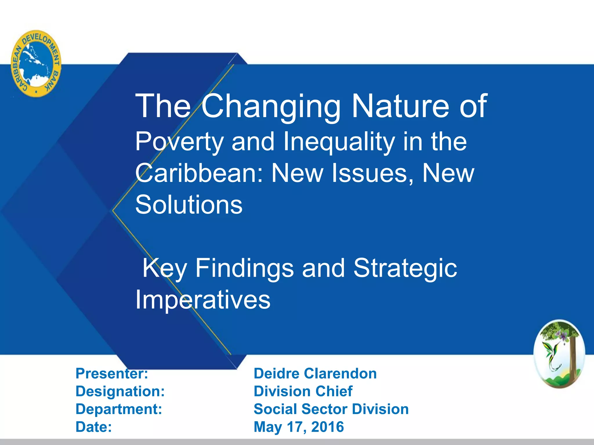 Poverty and Inequality in the Caribbean - Key Findings | PDF
