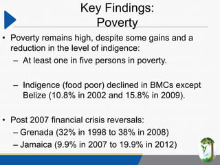 Poverty and Inequality in the Caribbean - Key Findings | PDF