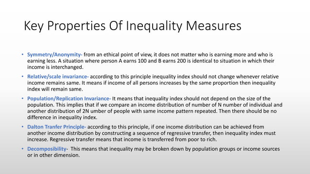 Poverty and Inequality Measurement.pptx | Debated Sensitive Social ...