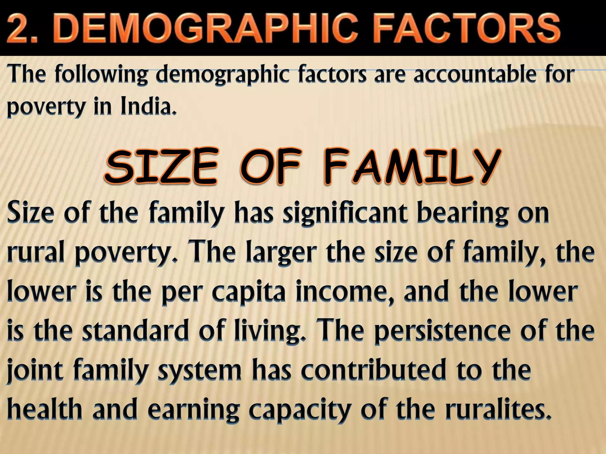 Poverty and its causes | PPTX