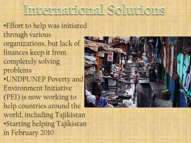 Poverty and the environment | PPT