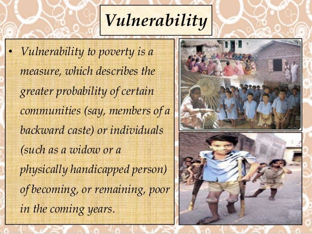 Poverty as a challenge