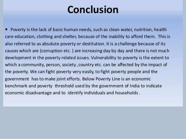 Poverty as a challenge Poverty as a challenge