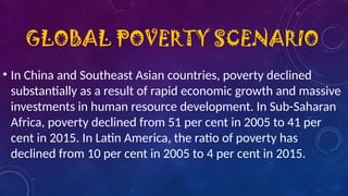 Poverty As A Challenge.pptx class Ix economics | PPTX