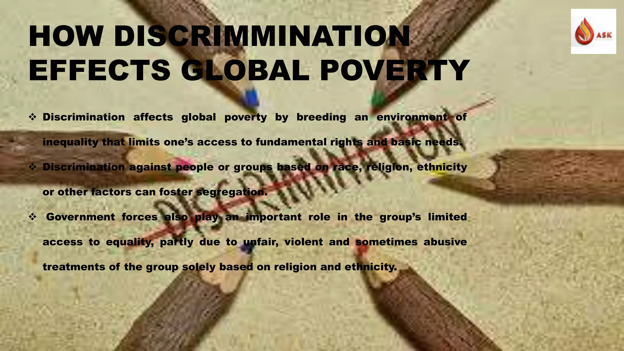 "Poverty Discrimination" | PPTX