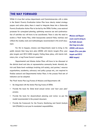 Poverty eradication action plan of andhra pradesh | PDF