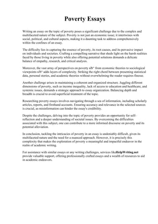 Poverty Essays.pdf