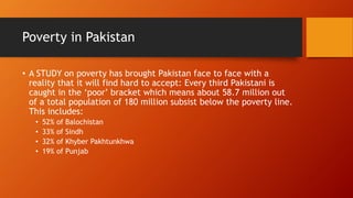 Poverty in Pakistan | PPTX