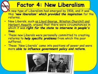 Poverty highlighted - Reasons for the introduction of the Liberal ...