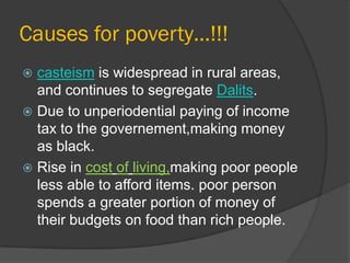 Poverty & hunger | PPTX