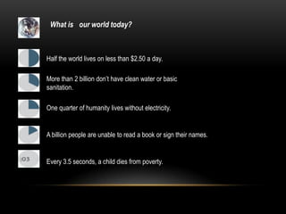 lets end poverty | PPTX