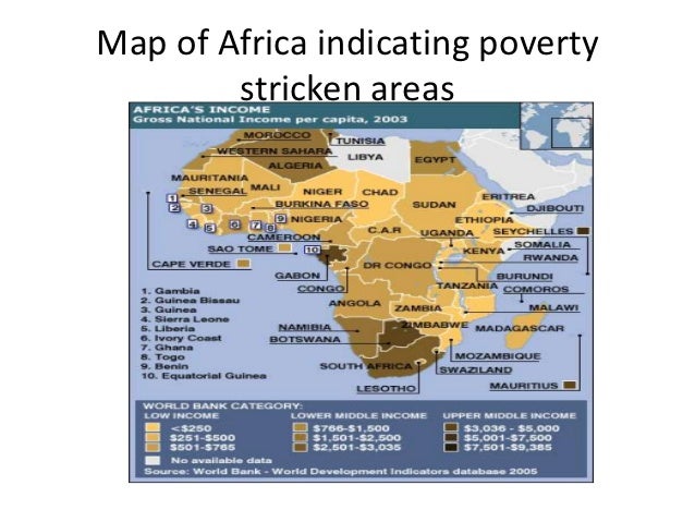 Africa Poverty Map
