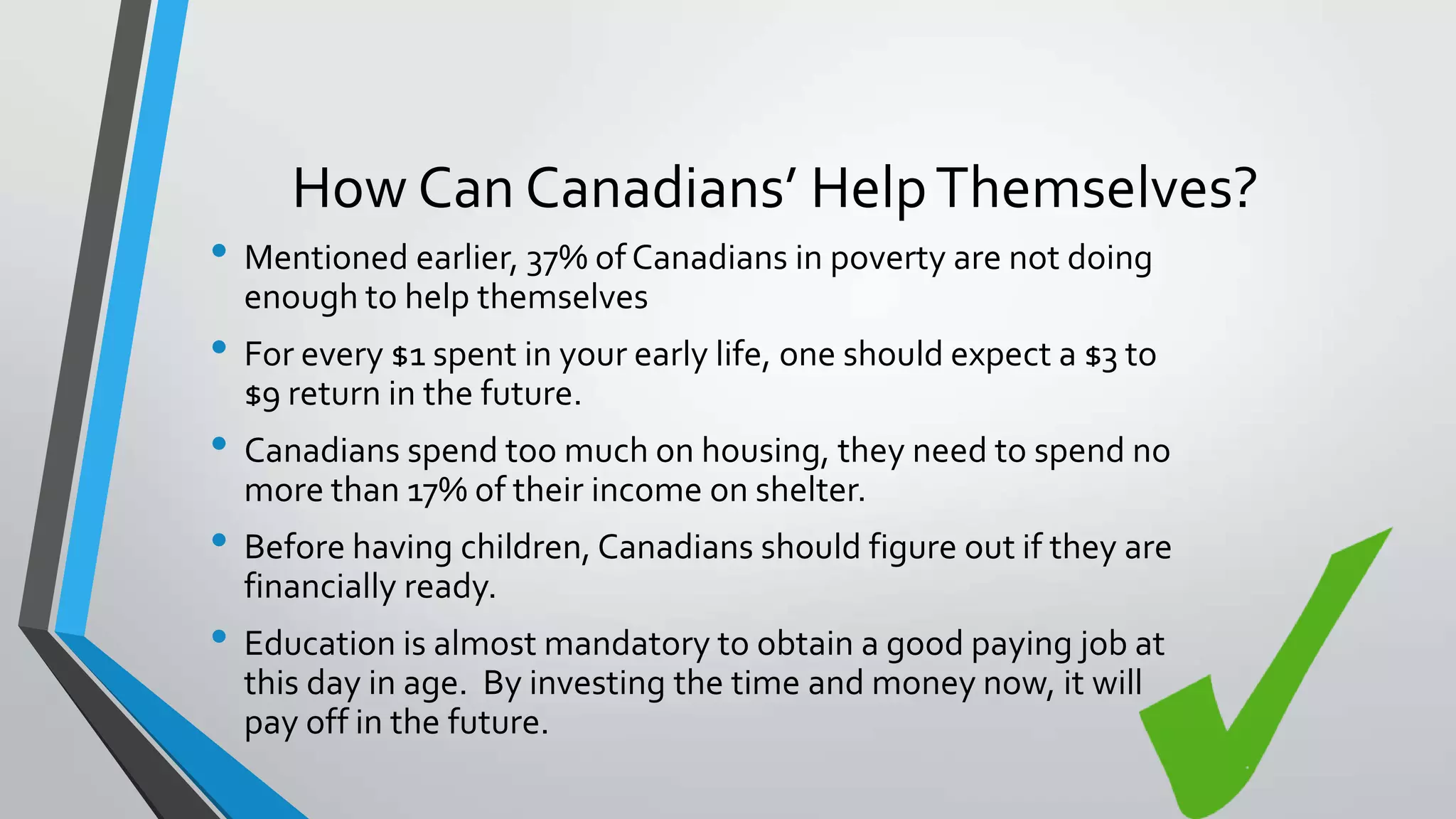 Poverty in canada | PPTX
