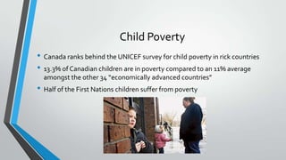 Poverty in canada | PPTX