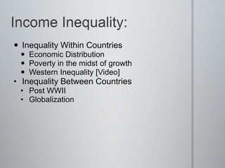 Poverty inequality and debt | PPTX