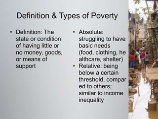 Poverty inequality and debt | PPTX