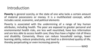 Poverty in india | PPTX