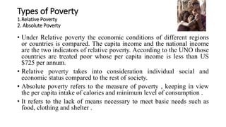 Poverty in india | PPTX