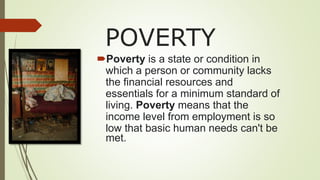 Poverty in india | PPTX