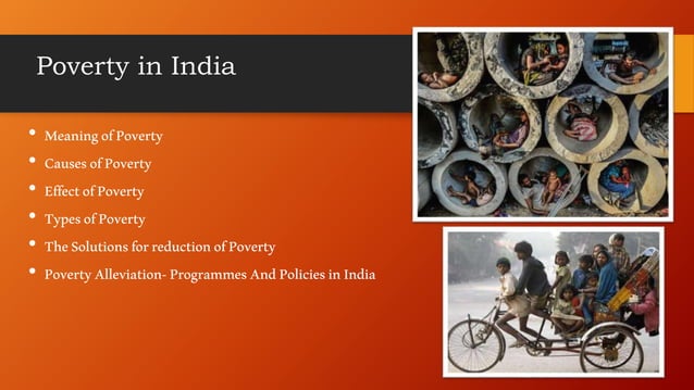 Poverty in india | PPT