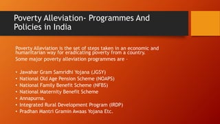 Poverty in india | PPT