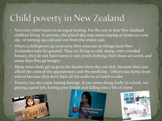 Poverty in new zealand | PPTX