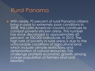 Poverty in Rural Panama | PPT