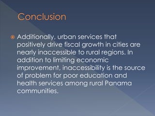 Poverty in Rural Panama | PPT