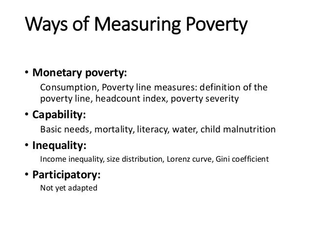 Poverty meaning types and measures by sahed khan