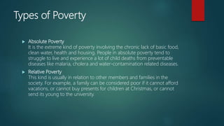 Poverty, over population and malnutrition cycle | PPTX