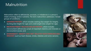 Poverty, over population and malnutrition cycle | PPTX