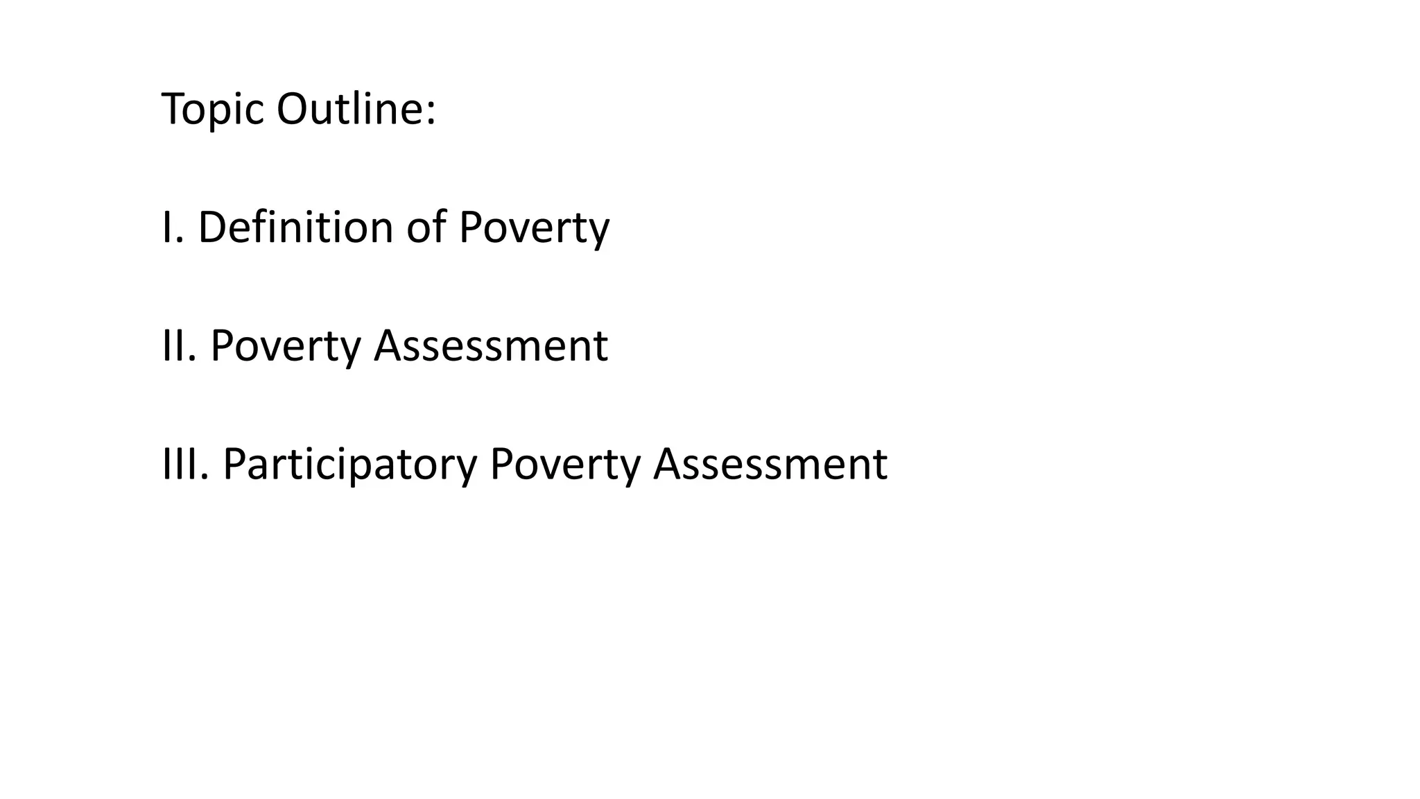 LGU Bayambang : POVERTY PLAN ASSESSMENT. | PPTX