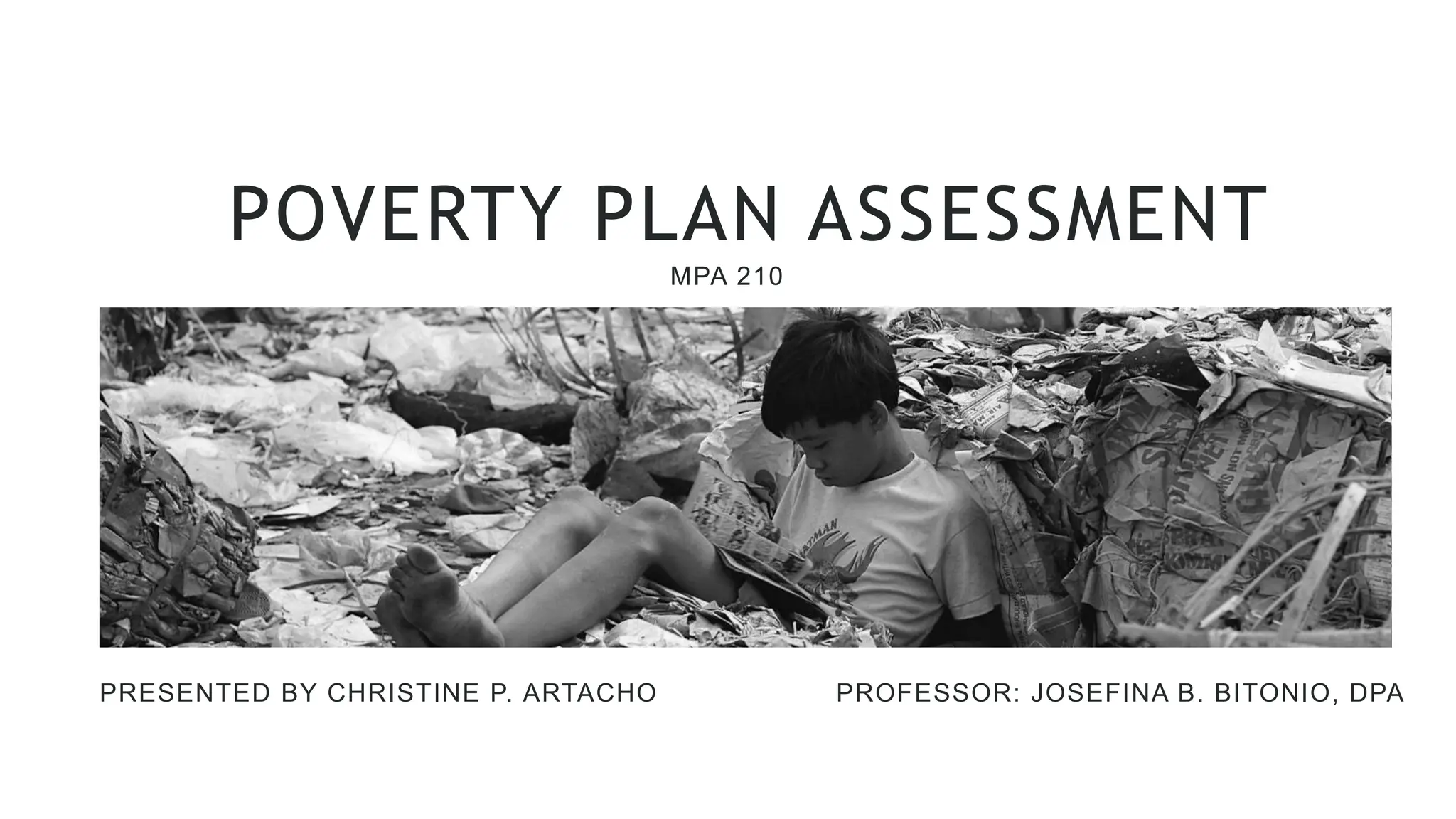 MPA 210 : POVERTY PLAN ASSESSMENT.pptx