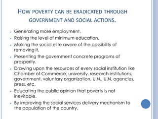 Poverty presentation manas | PPTX