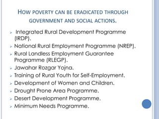 Poverty presentation manas | PPTX