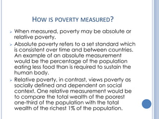 Poverty presentation manas | PPTX