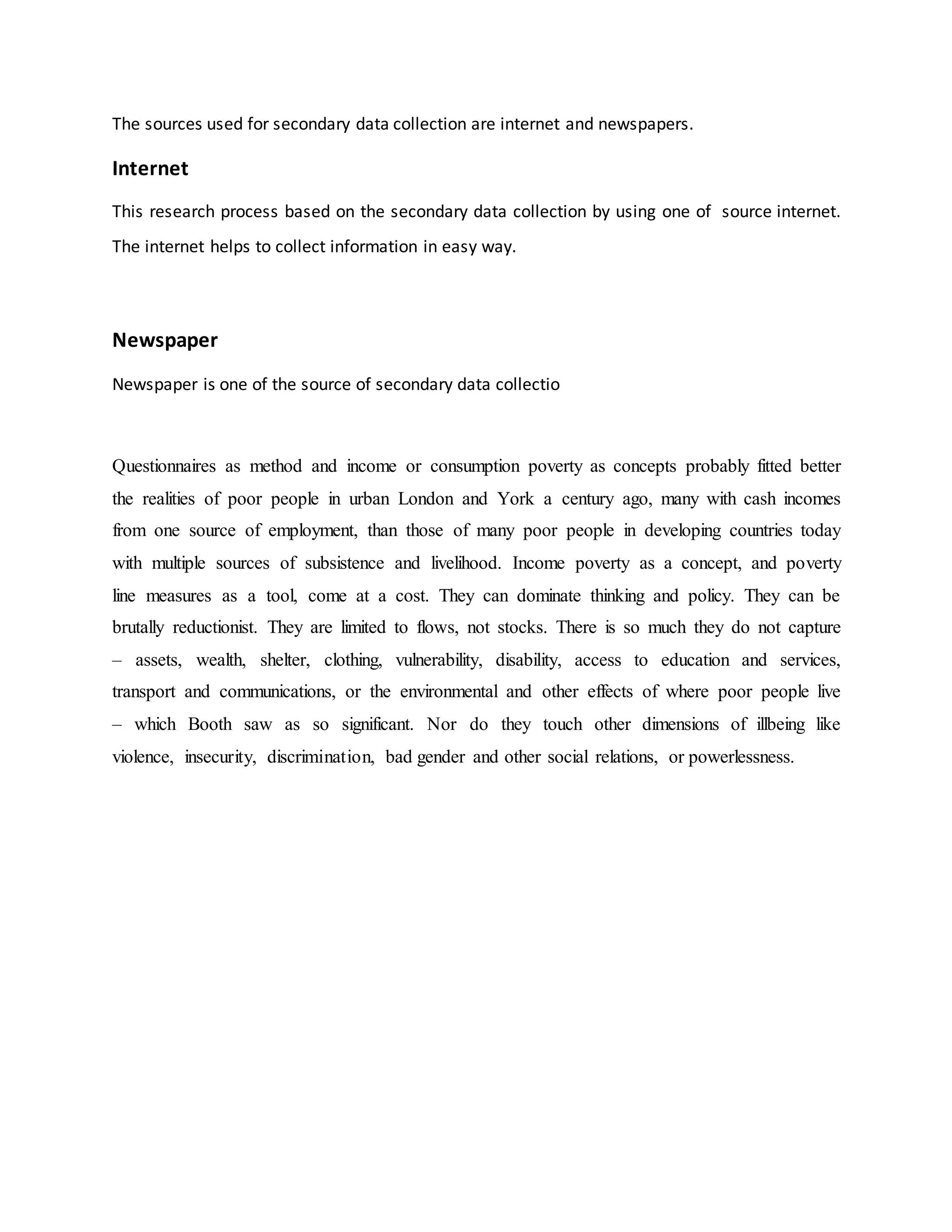 Poverty project | DOCX