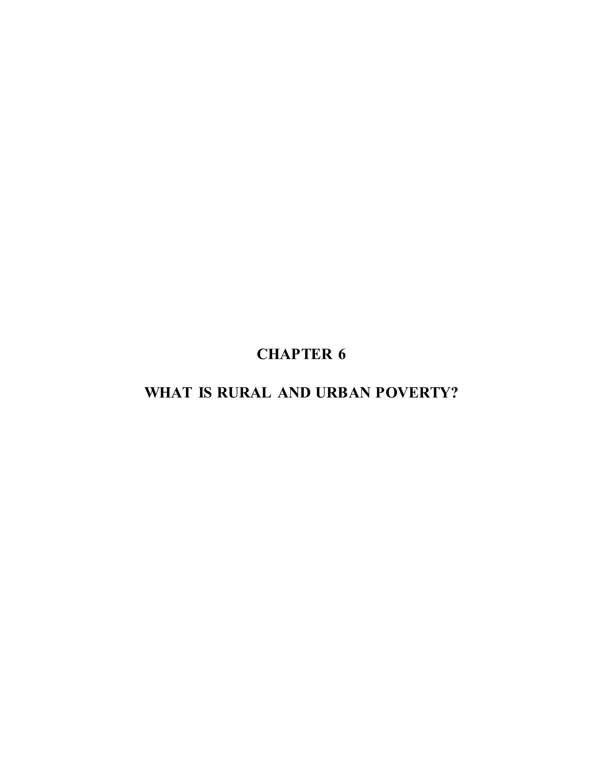 Poverty project | DOCX