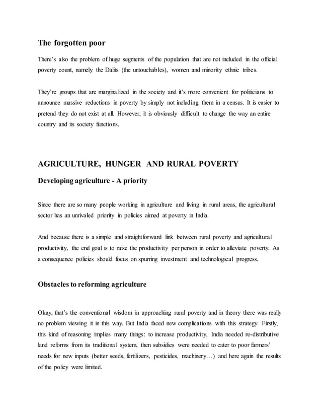 Poverty project | DOCX | Debated Sensitive Social Issues | Sensitive Topics