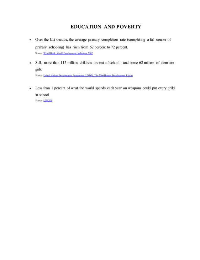 Poverty project | DOCX | Debated Sensitive Social Issues | Sensitive Topics