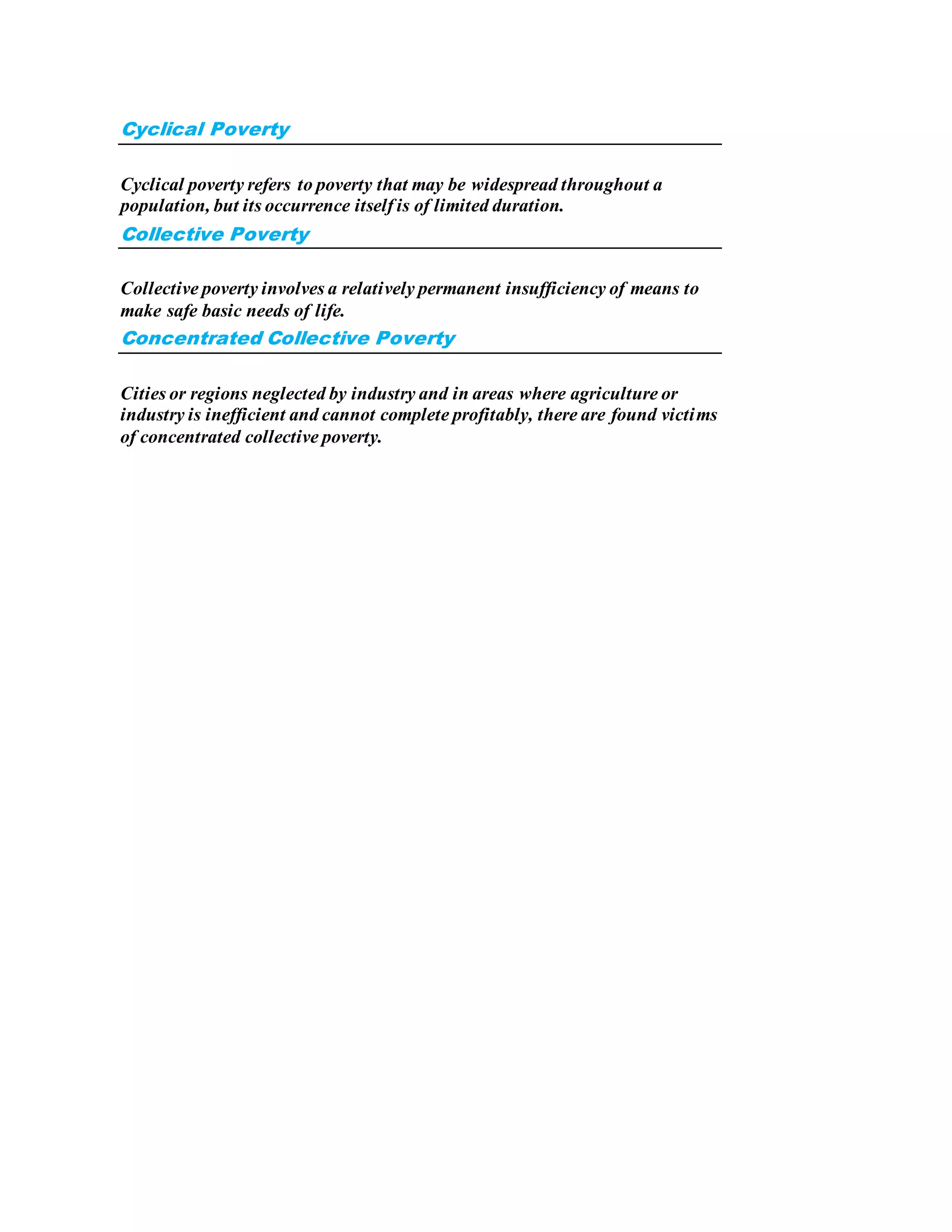 Poverty Full Topic with different examples, interventions and ways to ...