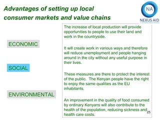 Poverty reduction through local markets and supply chains | PPT