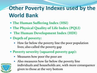 Poverty senses types and measures sahed khan | PPT