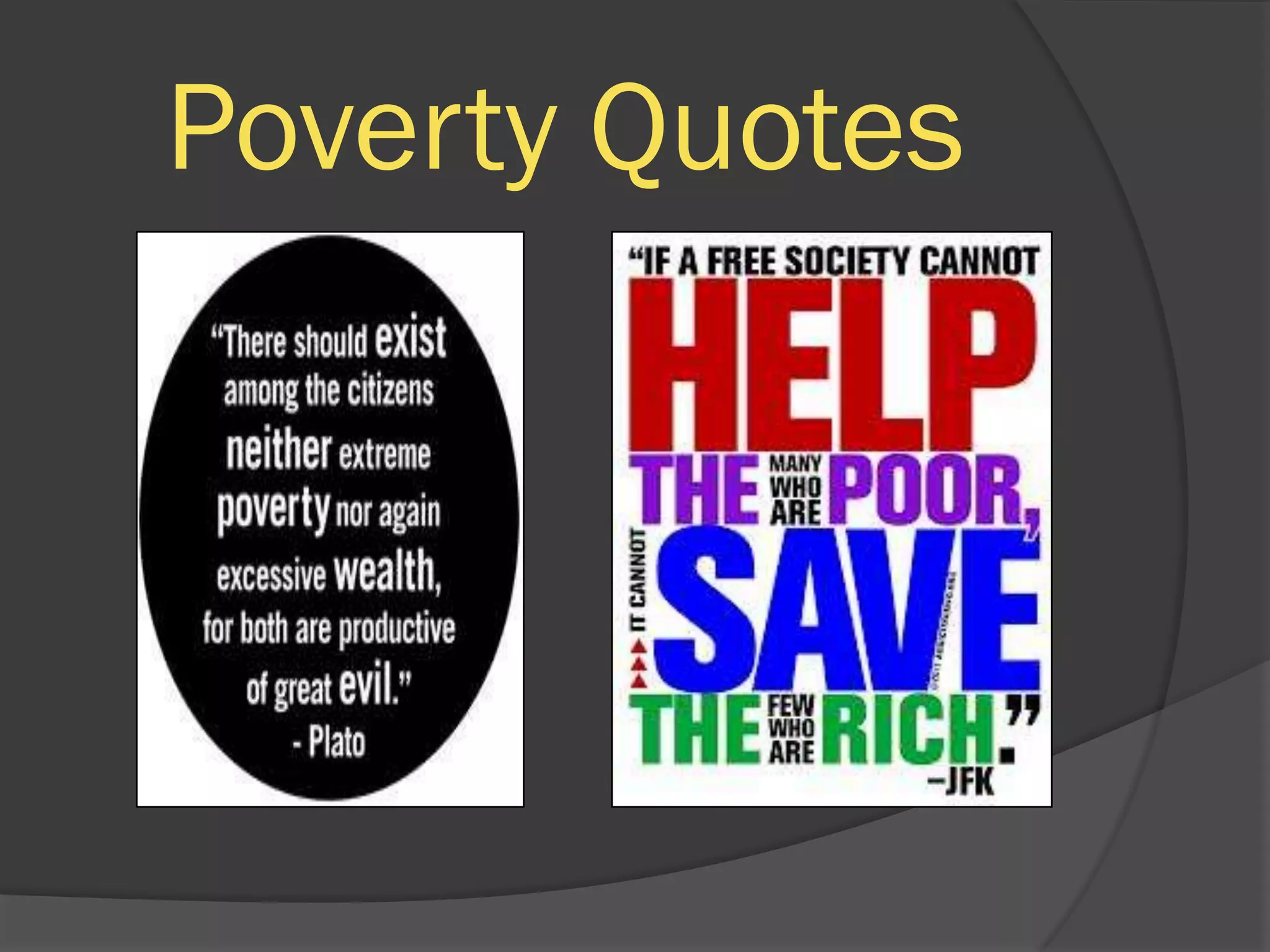 Poverty slideshow | PPTX