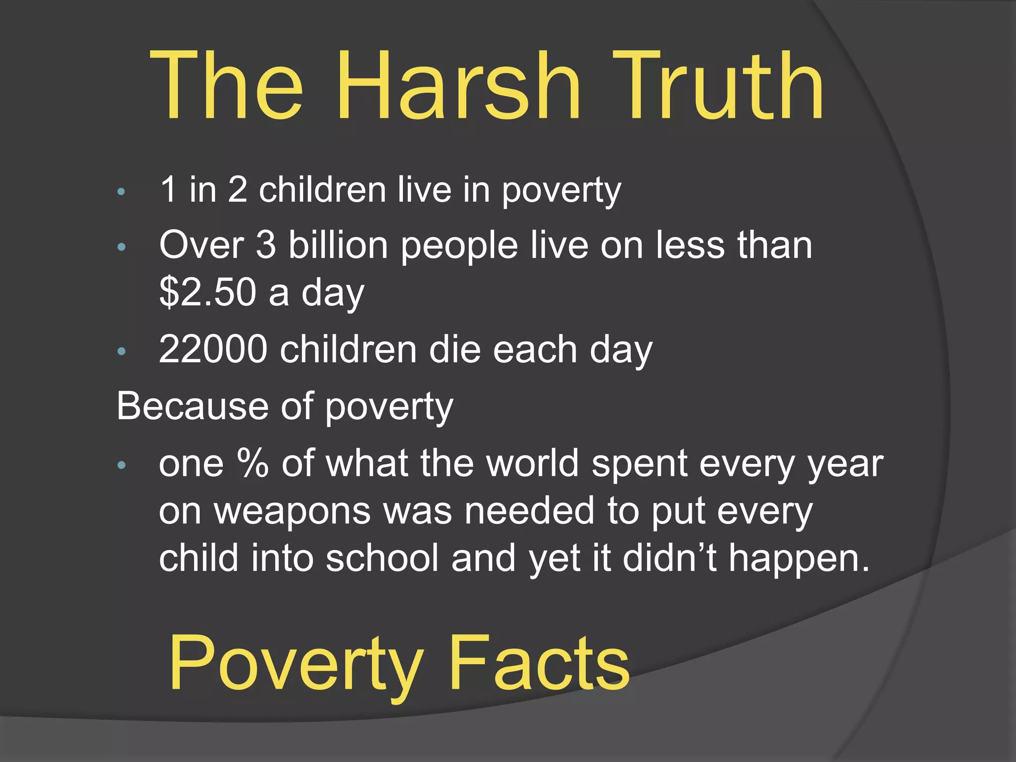 Poverty slideshow | PPTX