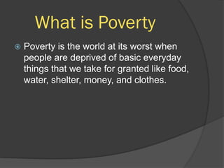 Poverty slideshow | PPTX