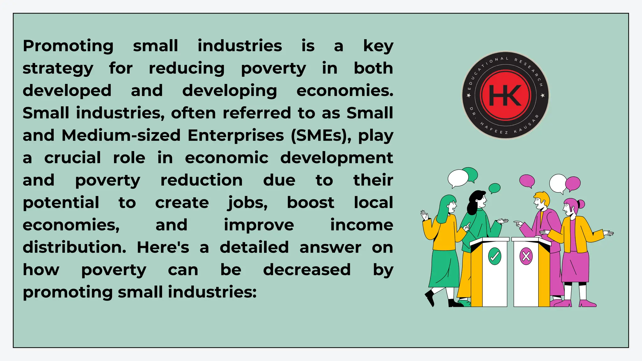Role of Small Industries to Reduce Poverty | PDF