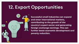 Role of Small Industries to Reduce Poverty | PDF