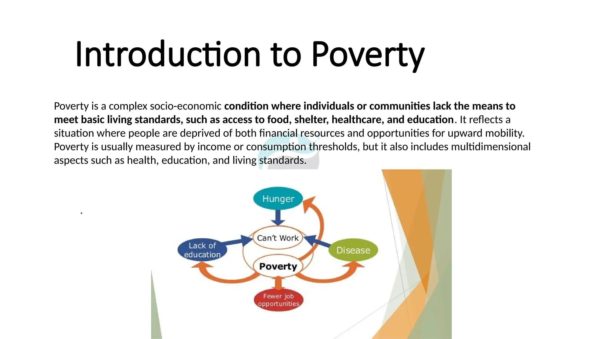 POVERTY & UNEMPLOYMENT - Discussuion & analysisi | PPTX