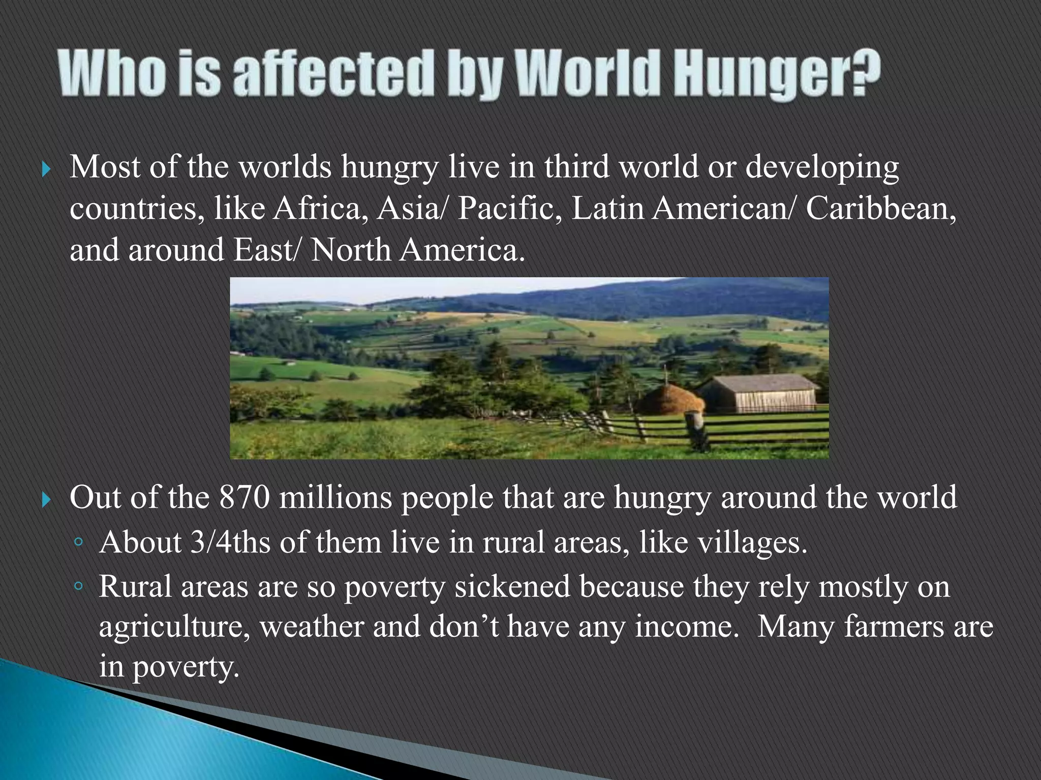 Poverty & world hunger final pp | PPTX